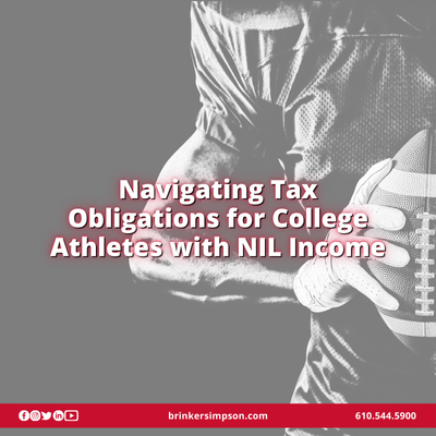 Navigating Tax Obligations for College Athletes with NIL Income