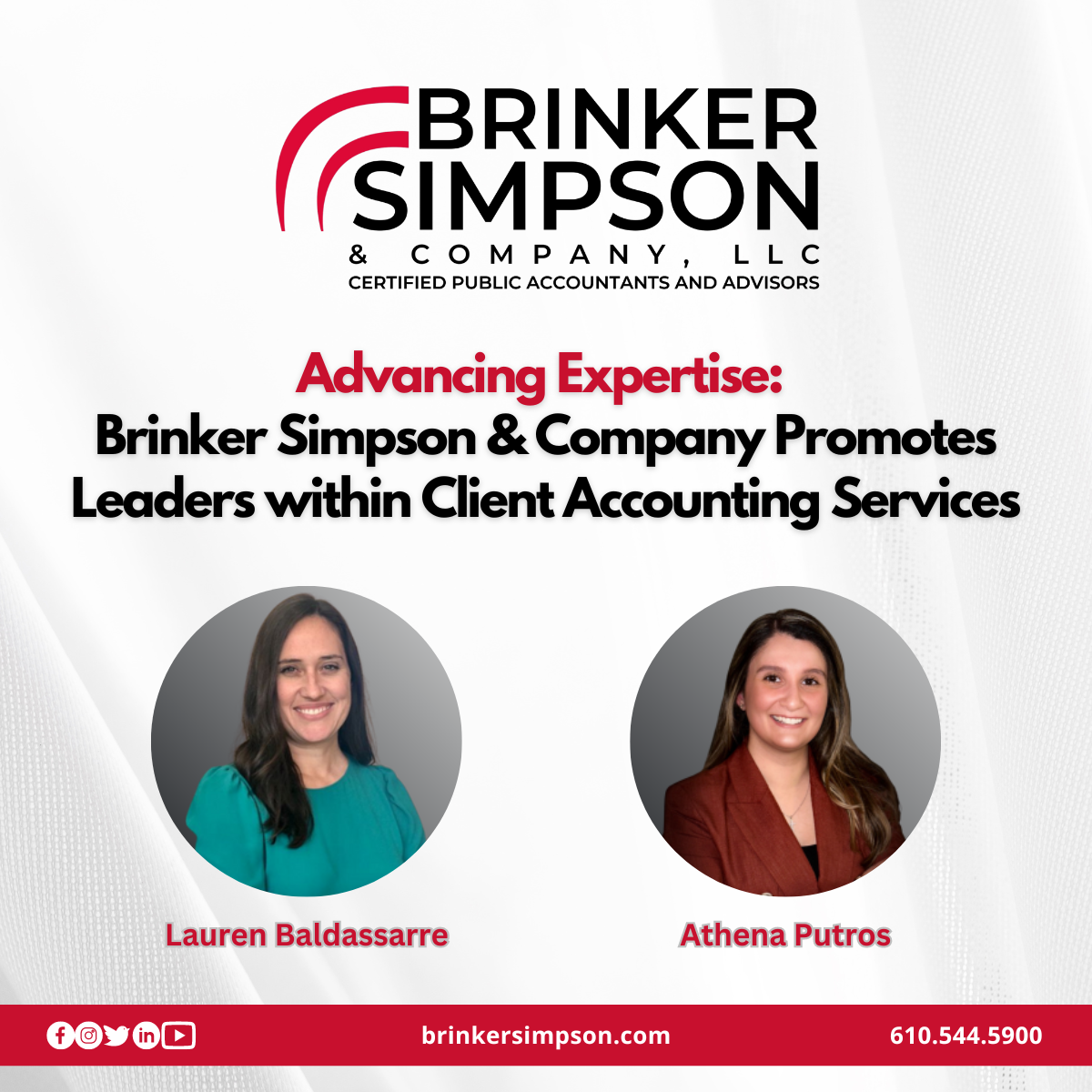 Brinker Simpson Promotes Leaders within Client Accounting Services