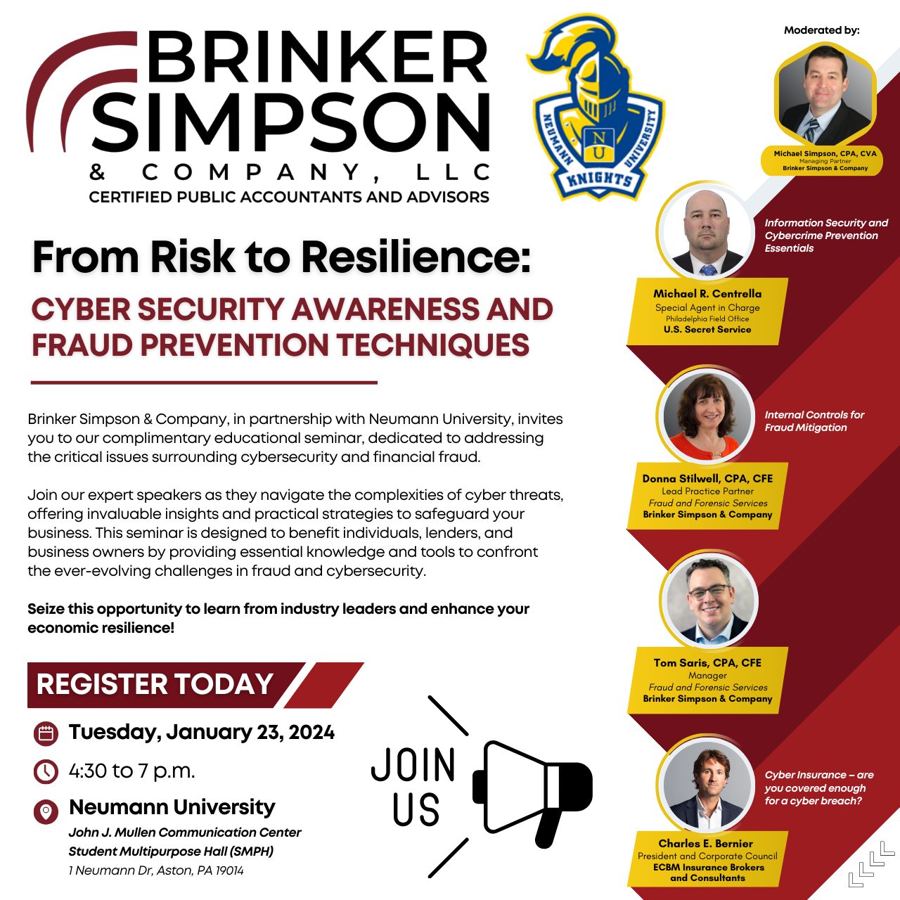 Join us: Fraud and Cybersecurity Seminar