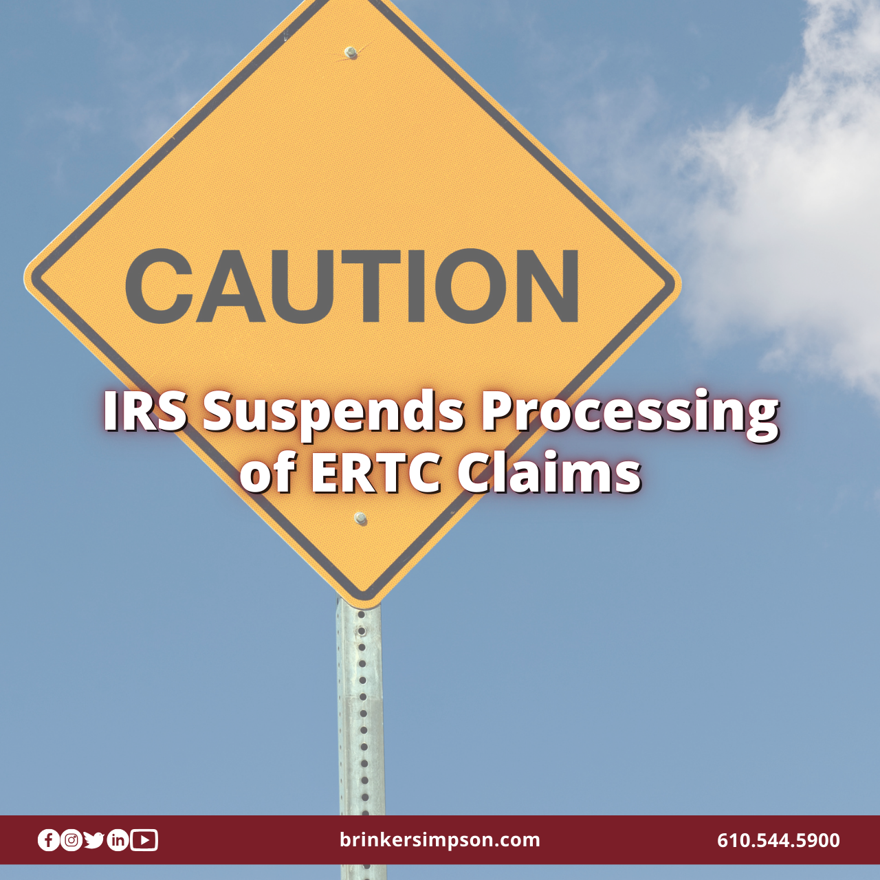 IRS Suspends Processing of ERTC Claims